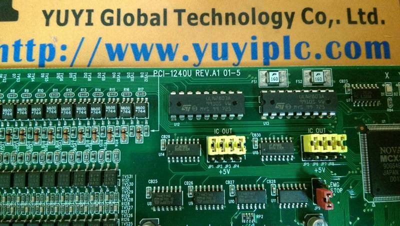 ADVANTECH PCI-1240U REV.A1 01-5 AXIS SERVO MOTOR CARD - PLC DCS SERVO Control MOTOR POWER SUPPLY ...